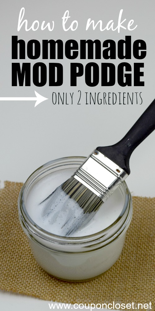 How To Make Homemade Mod Podge Only 2 Ingredients How To Make Homemade Mod Podge Only 2 Ingredients